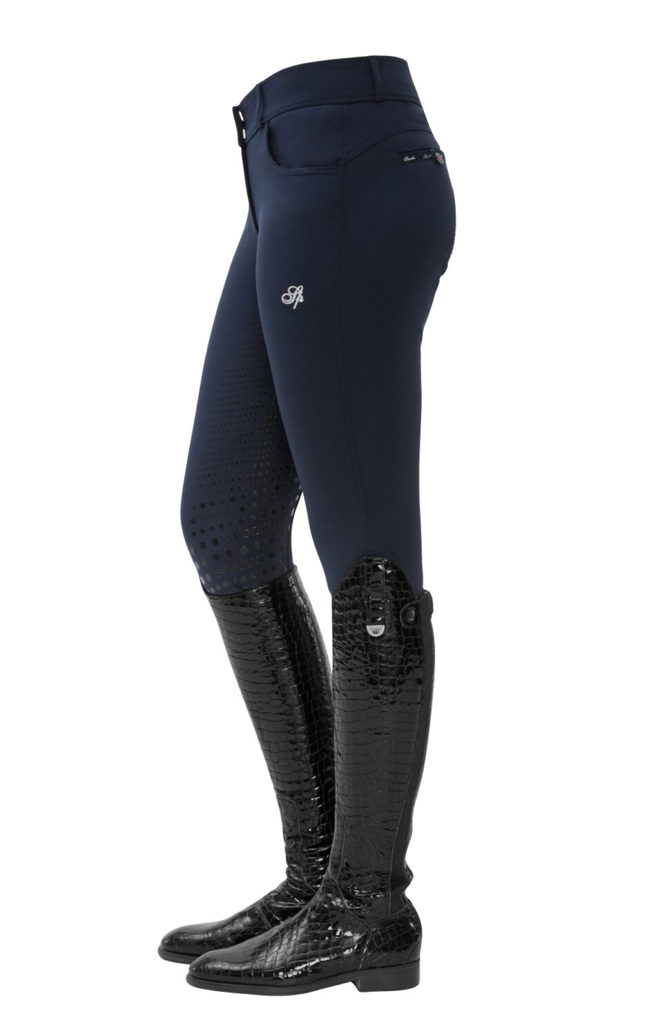 Elina Full Grip Breeches - Navy - Spooks Riding - Australasia