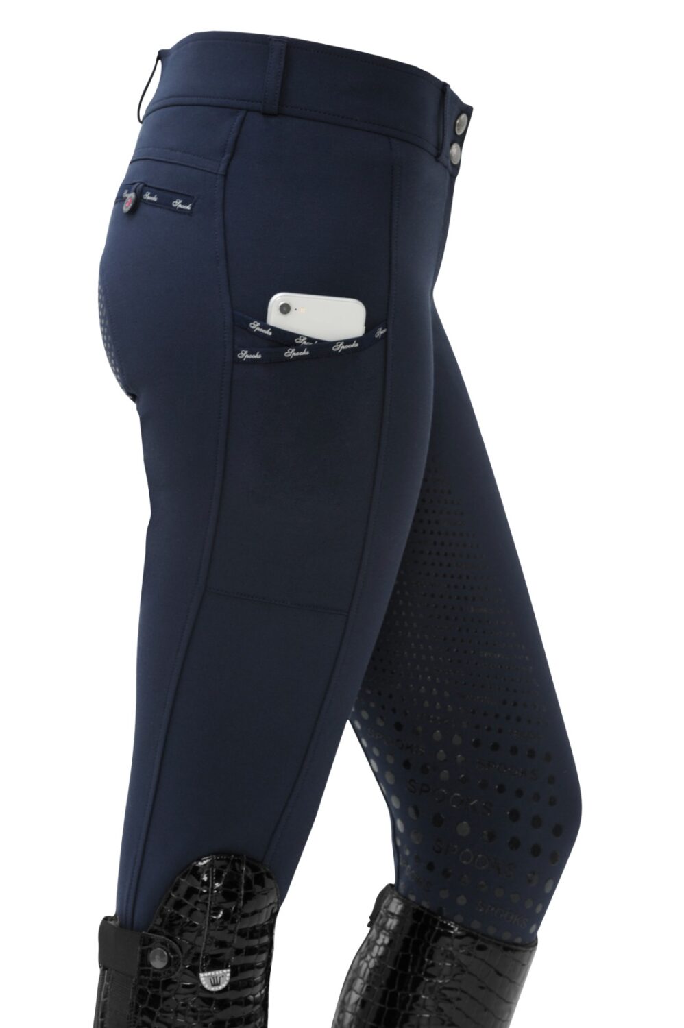 Elina Full Grip Breeches - Navy - Spooks Riding - Australasia