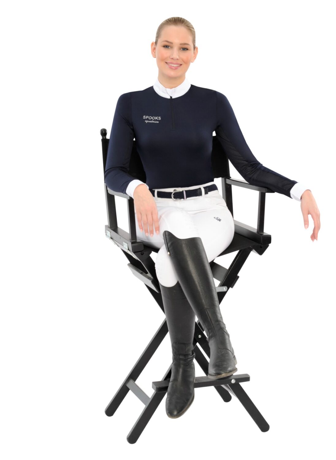 Showshirt Malhea Longsleeve - Navy - Spooks Riding - Australasia