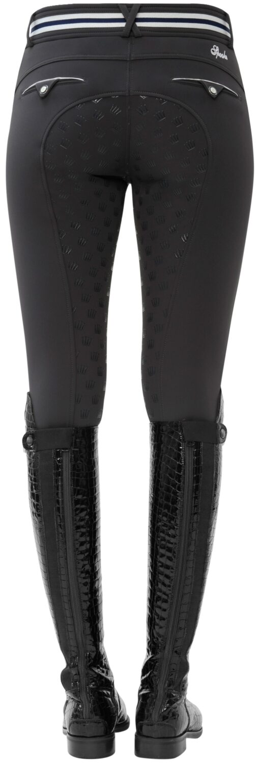 Fiona Full Grip Thermo Breeches - Dark Grey - Spooks Riding - Australasia