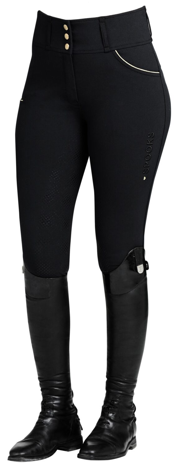 Annber Full Grip High Waist Breeches - Black - Spooks Riding - Australasia