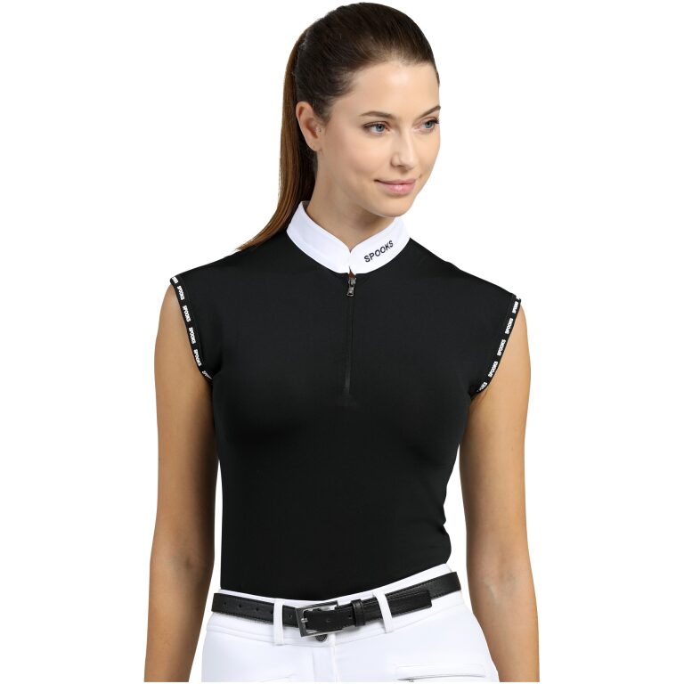 Showshirt Nuraa Sleeveless - Black - Spooks Riding - Australasia