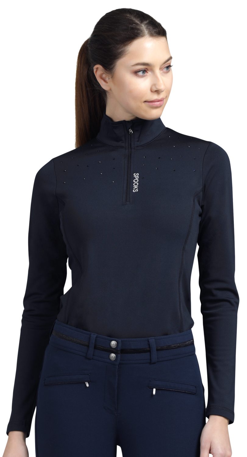 Mairah Thermo Shirt - Navy - Spooks Riding - Australasia